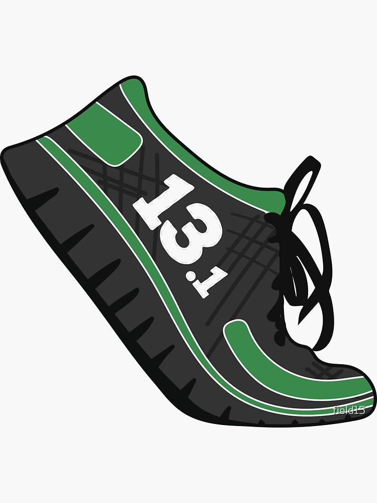 "13.1 Half Marathon Runner" Sticker for Sale by field15 | Redbubble