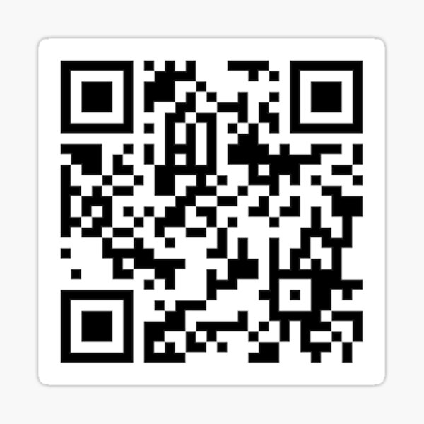 "Qr Code for Trumps Twitter Account" Sticker by WillDoo | Redbubble