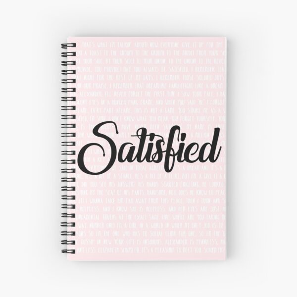Hamilton Musical Spiral Notebooks | Redbubble