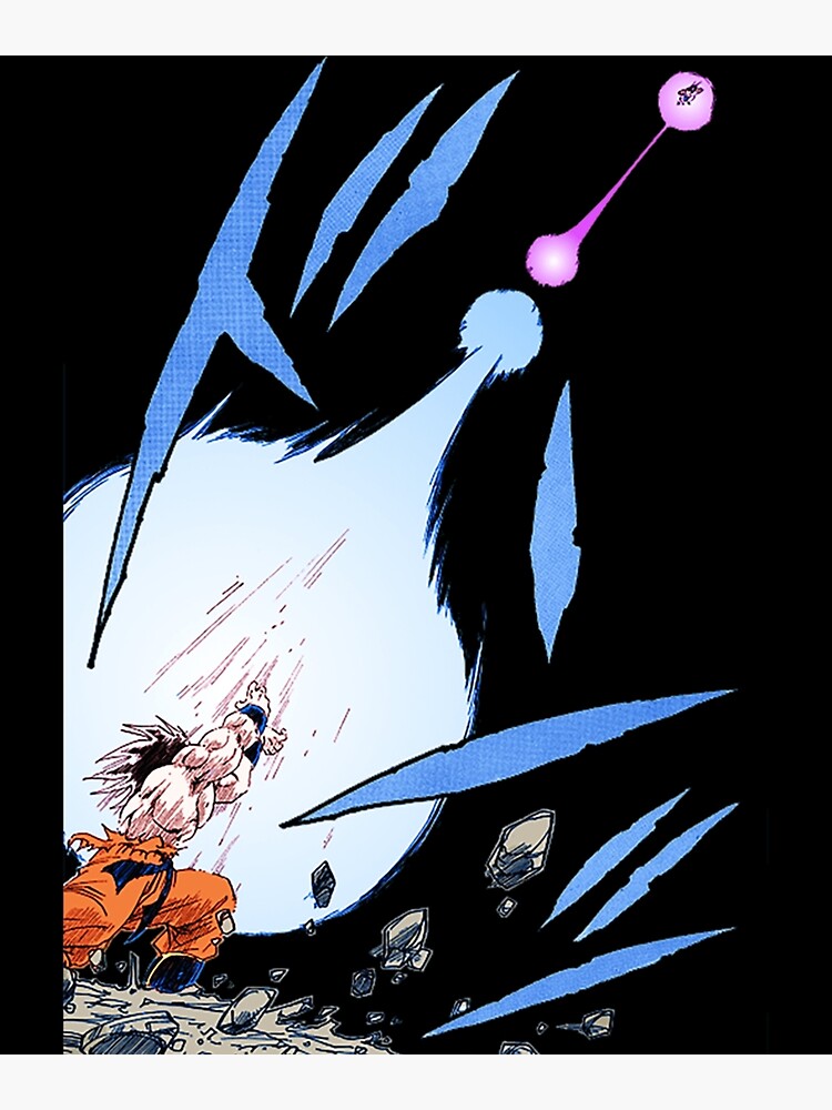 "Kamehameha Vs Galick Gun Manga Colour Classic ." Poster for Sale by ...