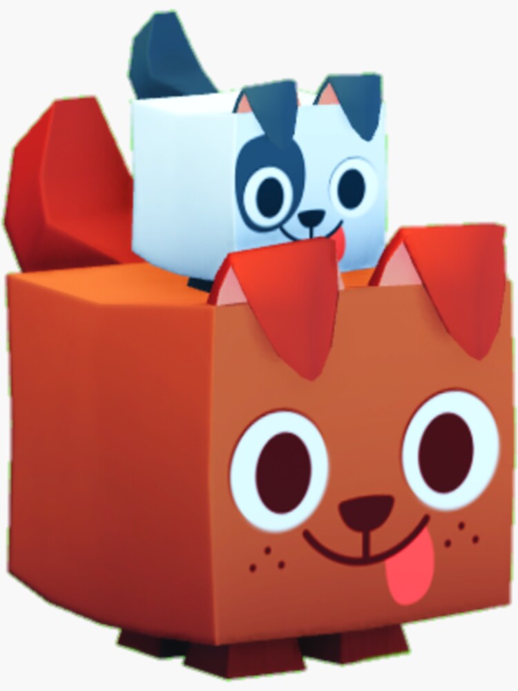 "pet simulator x " Sticker for Sale by BakkerCarol06 | Redbubble