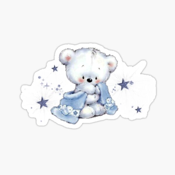 "cute teddy bear" Sticker by aminaZAIOU | Redbubble