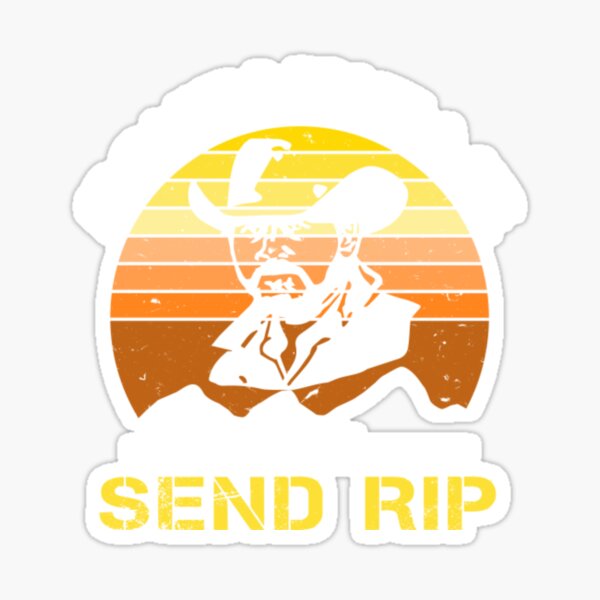 "Dont Make Me Send Rip Retro Gift Fan" Sticker by MekkinElberts | Redbubble