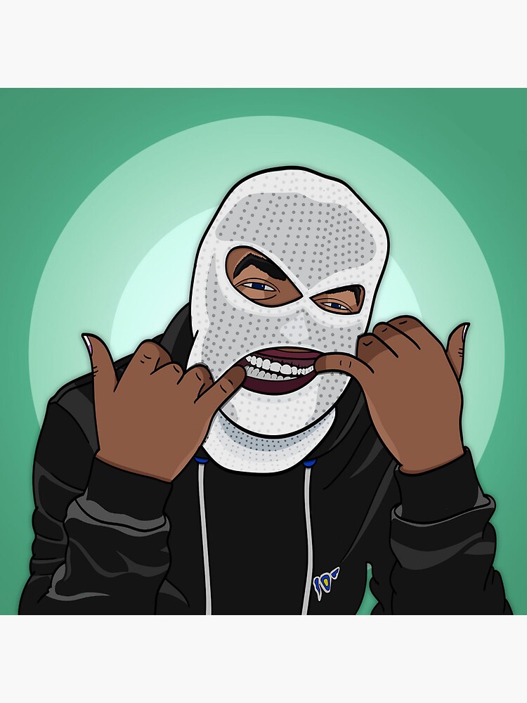 "Gangster art" Sticker by Niksahaha4 | Redbubble