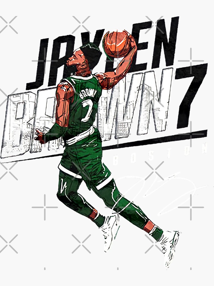 "Jaylen Brown" Sticker by Gid-Var | Redbubble