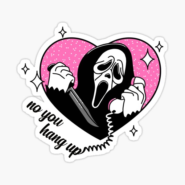 "No You Hang Up!" Sticker by drawingsbydarcy | Redbubble