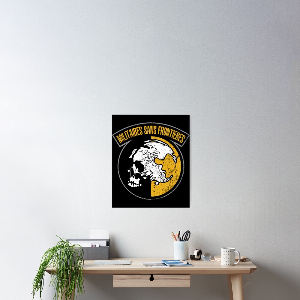 "MGS - MSF Logo Classic ." Poster for Sale by beelarjpelco | Redbubble