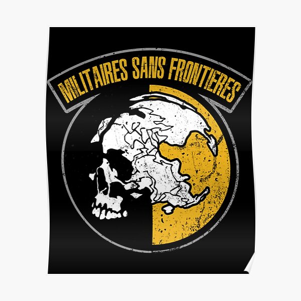 "MGS - MSF Logo Classic ." Poster for Sale by beelarjpelco | Redbubble