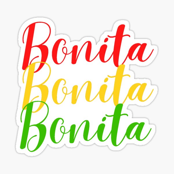 "Bonita print classic " Sticker by Emi-shop | Redbubble