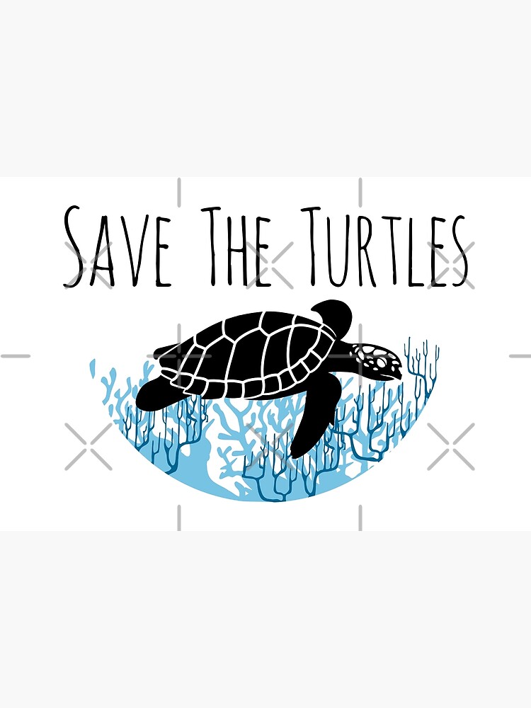 "Save The Turtles - Sea Pollution Awareness" Poster for Sale by ...