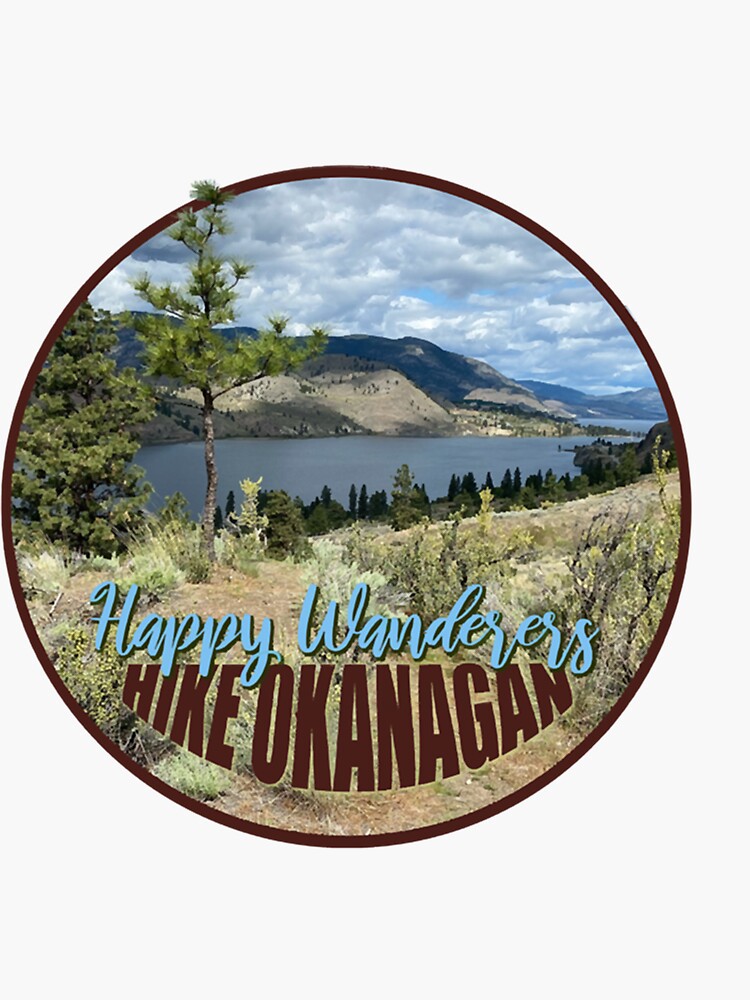 "Hike Okanagan " Sticker by Charleshomas | Redbubble