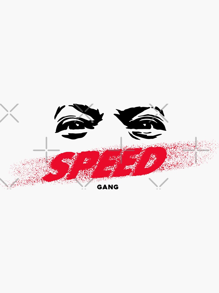 Pegatina «IShowSpeed Eyes Speed Gang Merch» de ImSebiSells | Redbubble