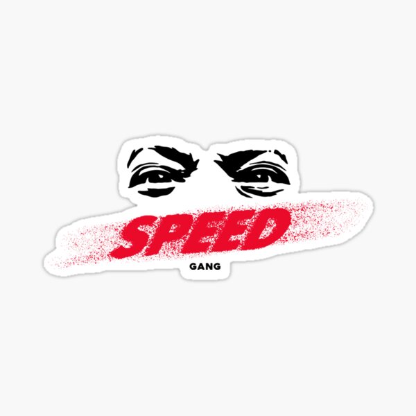 Pegatina «IShowSpeed Eyes Speed Gang Merch» de ImSebiSells | Redbubble