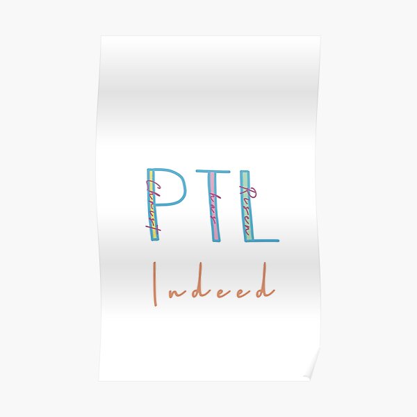 Póster «PTL Cristo ha Resucitado Efectivamente» de Livfreely | Redbubble