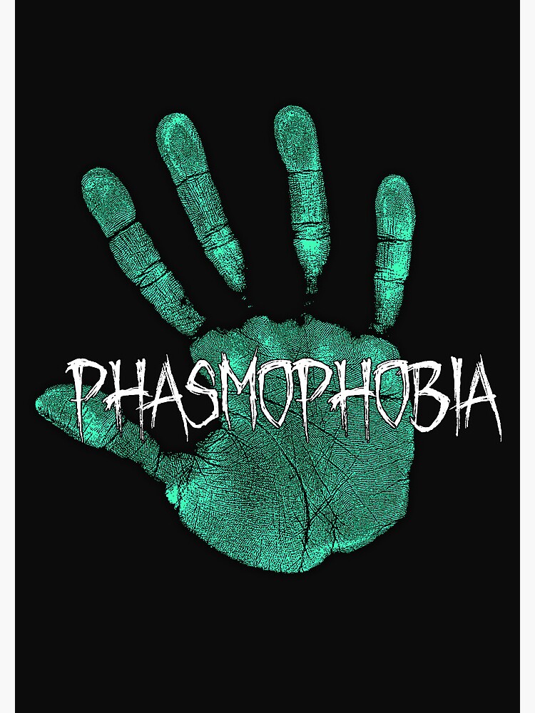 "Phasmophobia Ghost Handprint" Spiral Notebook by ChuteMe | Redbubble