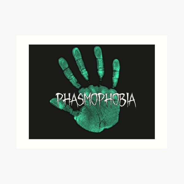 "Phasmophobia Ghost Handprint" Art Print by ChuteMe | Redbubble