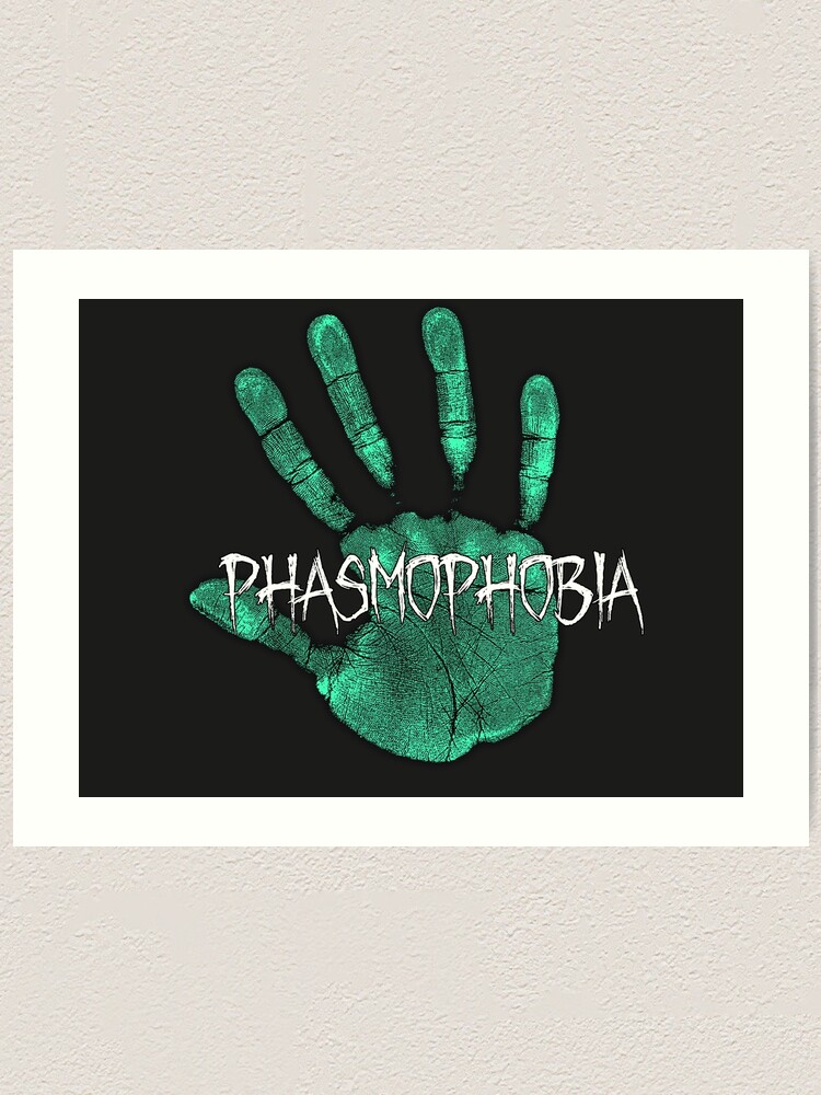 "Phasmophobia Ghost Handprint" Art Print by ChuteMe | Redbubble