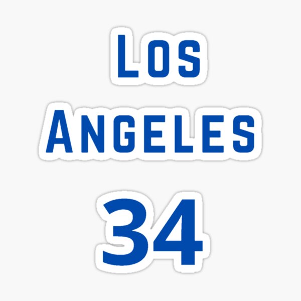 "Los Angeles 34" Sticker by Najia456 | Redbubble