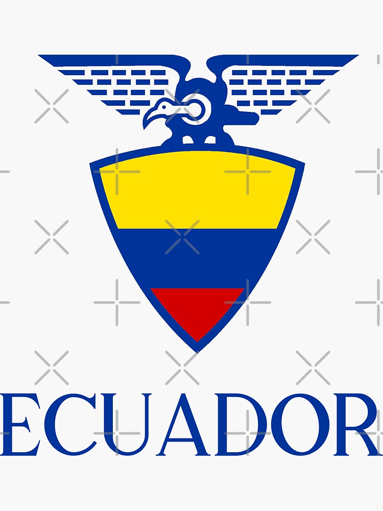 "Ecuador Blue 2" Sticker by VRedBaller | Redbubble