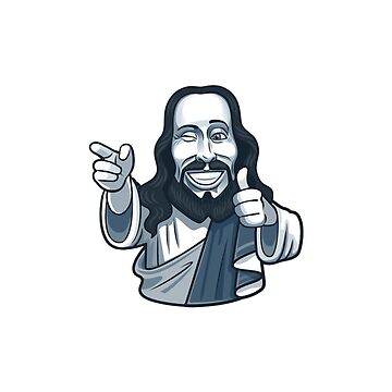 "Buddy Jesus Design" Poster for Sale by Tr4velingCo | Redbubble