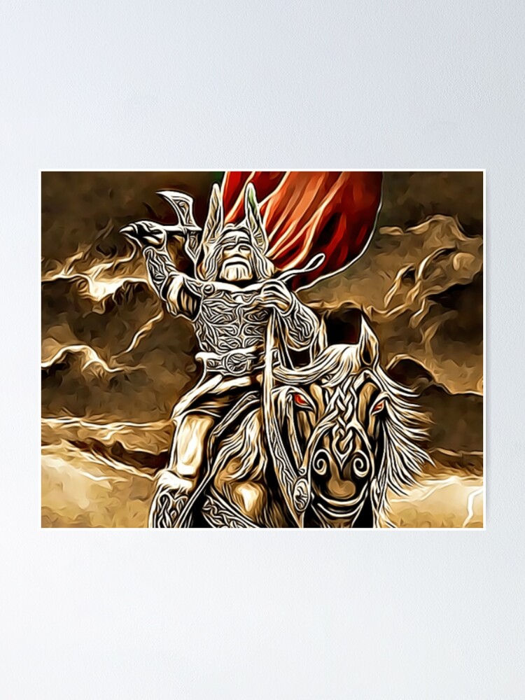 Póster «Perun, el dios del trueno - mitología eslava 2» de ...