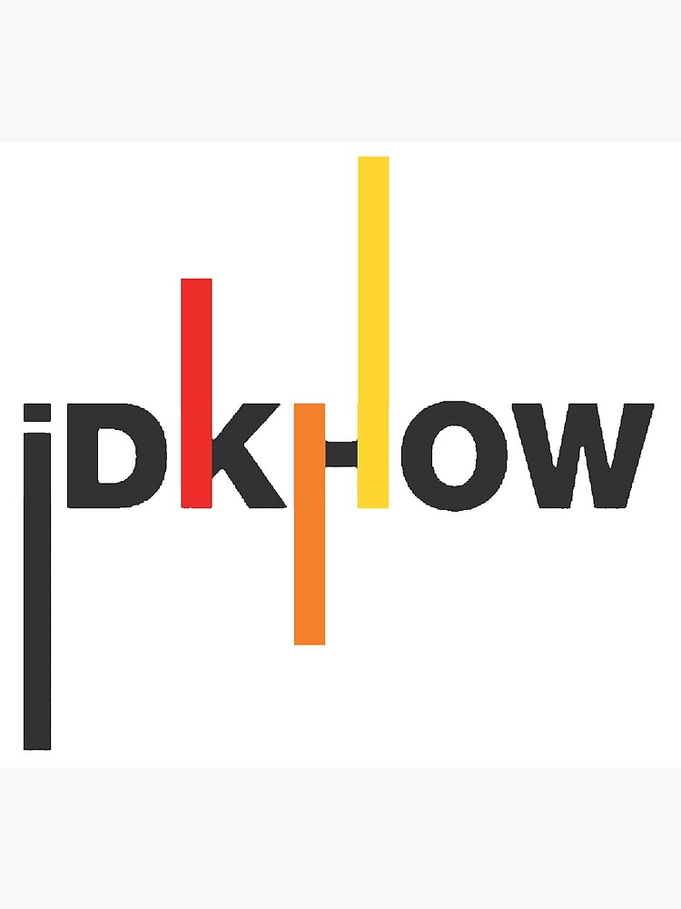 "iDKHOW Band Razzmatazz Uneven Lines" Poster for Sale by andreadkc ...