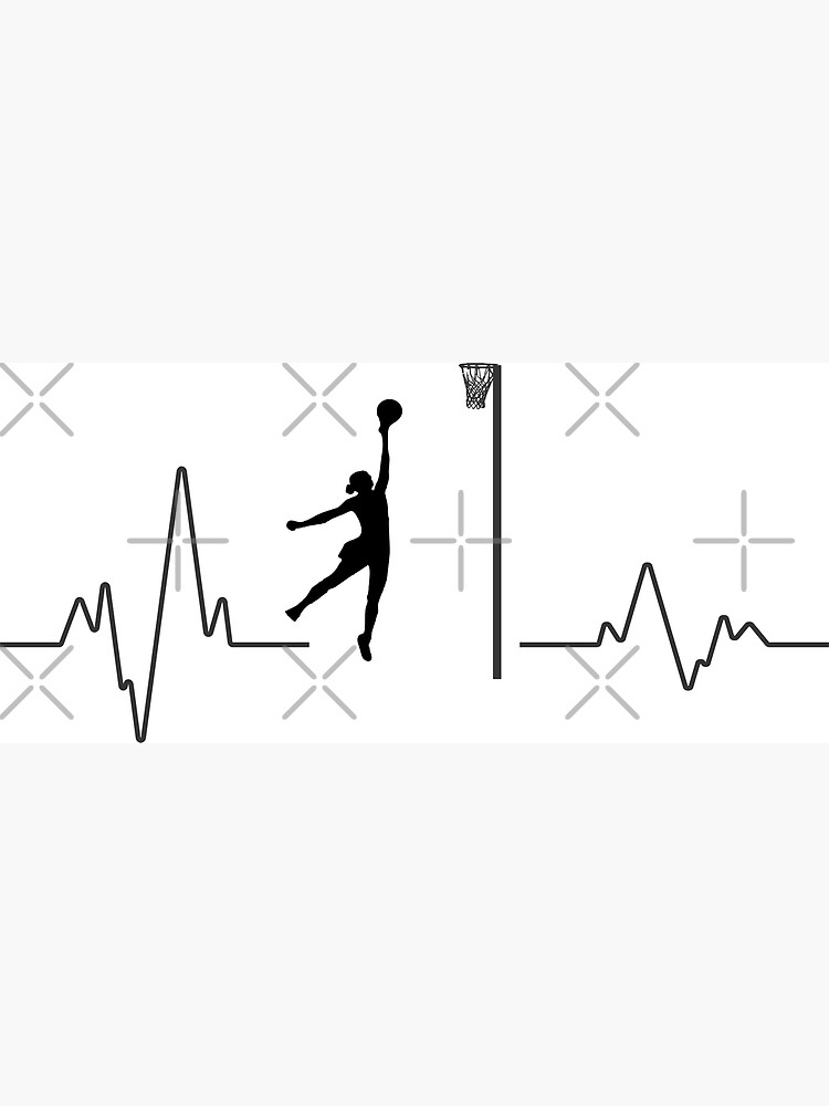 "Heartbeat Netball DZ12" Poster for Sale by DzonStore | Redbubble
