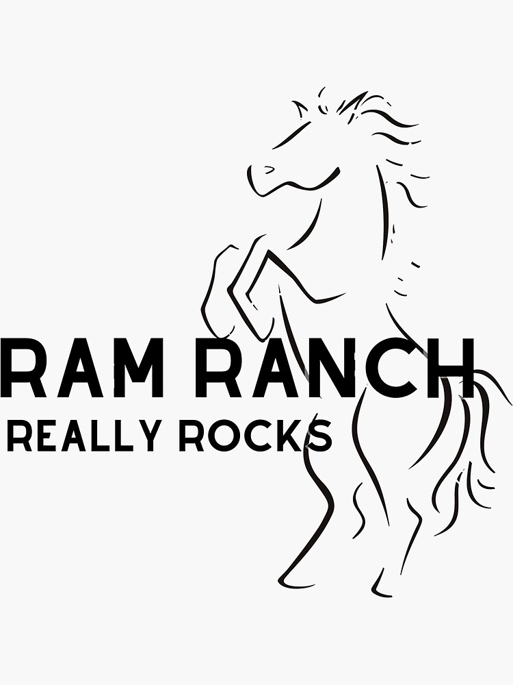 "ranch hand bumpers" Sticker by pikola | Redbubble