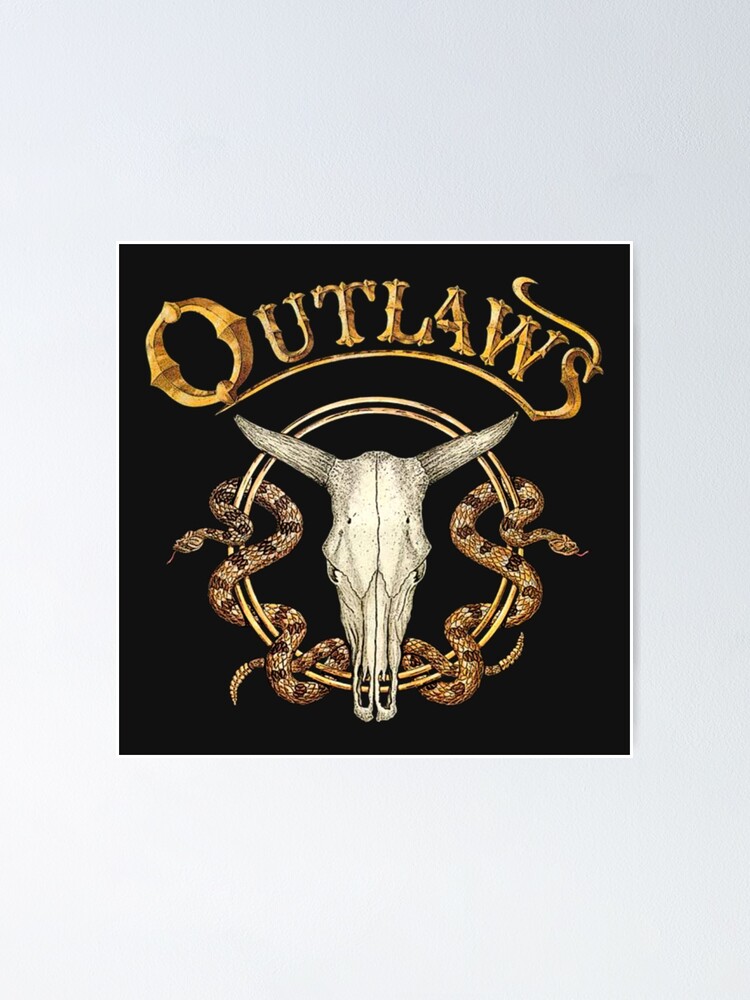 "Outlaws Band Logo" Poster for Sale by jameshugg | Redbubble