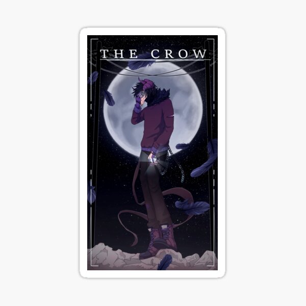 "The Crow" Sticker by Payukan | Redbubble