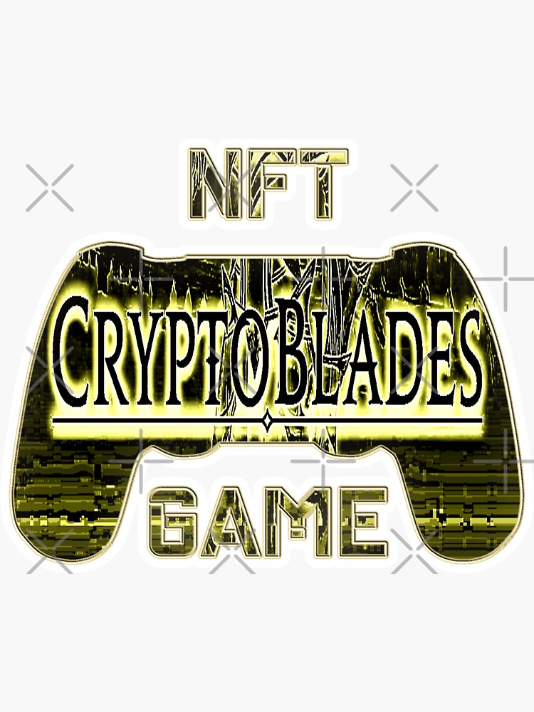 "NFT game - Cryptoblades" Sticker for Sale by CRYPTO-STATE | Redbubble