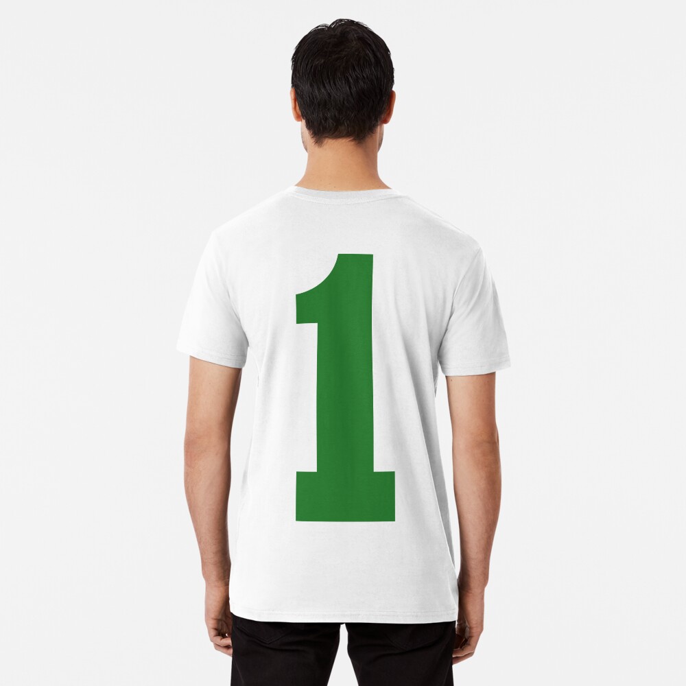 "Number 1, Green one, Sports number 1" Sticker for Sale by TheCultStuff ...