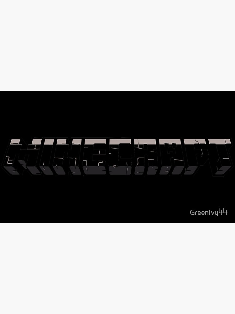 "Minecraft Fun Game Logo" Poster for Sale by GreenIvy44 | Redbubble