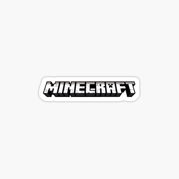 "Minecraft Fun Game Logo" Sticker by GreenIvy44 | Redbubble