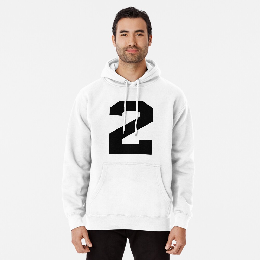 "Number 2, Black two, Sports number 2" Sticker for Sale by TheCultStuff ...