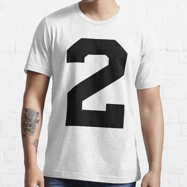 "Number 2, Black two, Sports number 2" T-shirt for Sale by TheCultStuff ...
