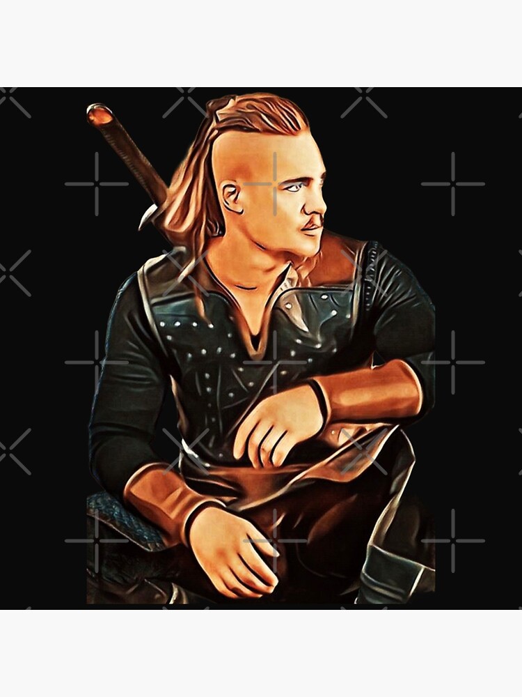 "The Last Kingdom, Uhtred of Bebbanburg - Uhtred Art Large" Poster by ...