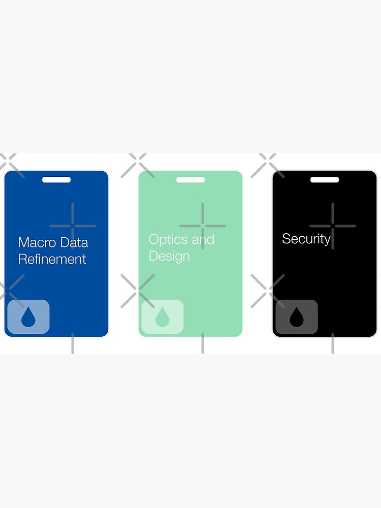 "Severance Keycard sticker pack with titles" Poster for Sale by ...