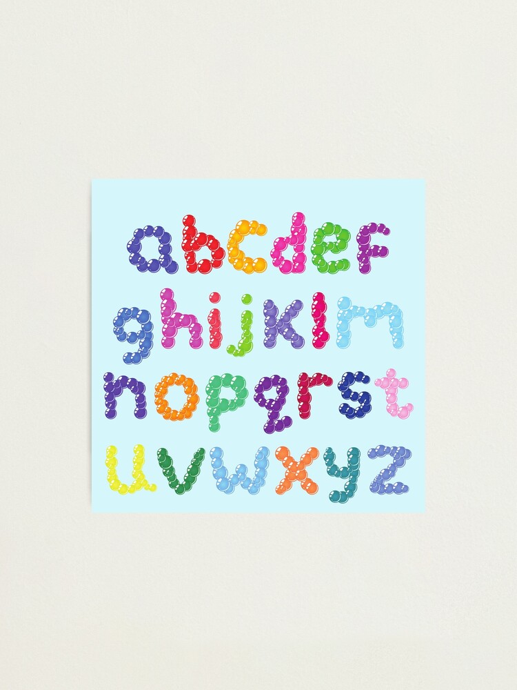 Lámina Fotográfica Alfabetos Alfabeto Letras Mayúsculas Letras Monograma Inicial Regalo De