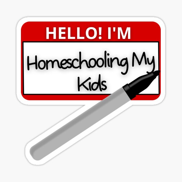 "Homeschool Parent Name Tag Teacher Recognition Mentor Gift" Sticker by ...
