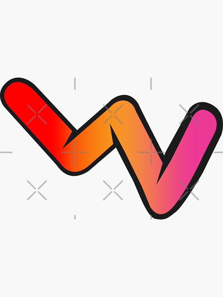 "Danny Ric Neon Flash One" Sticker by EdwardHobson | Redbubble