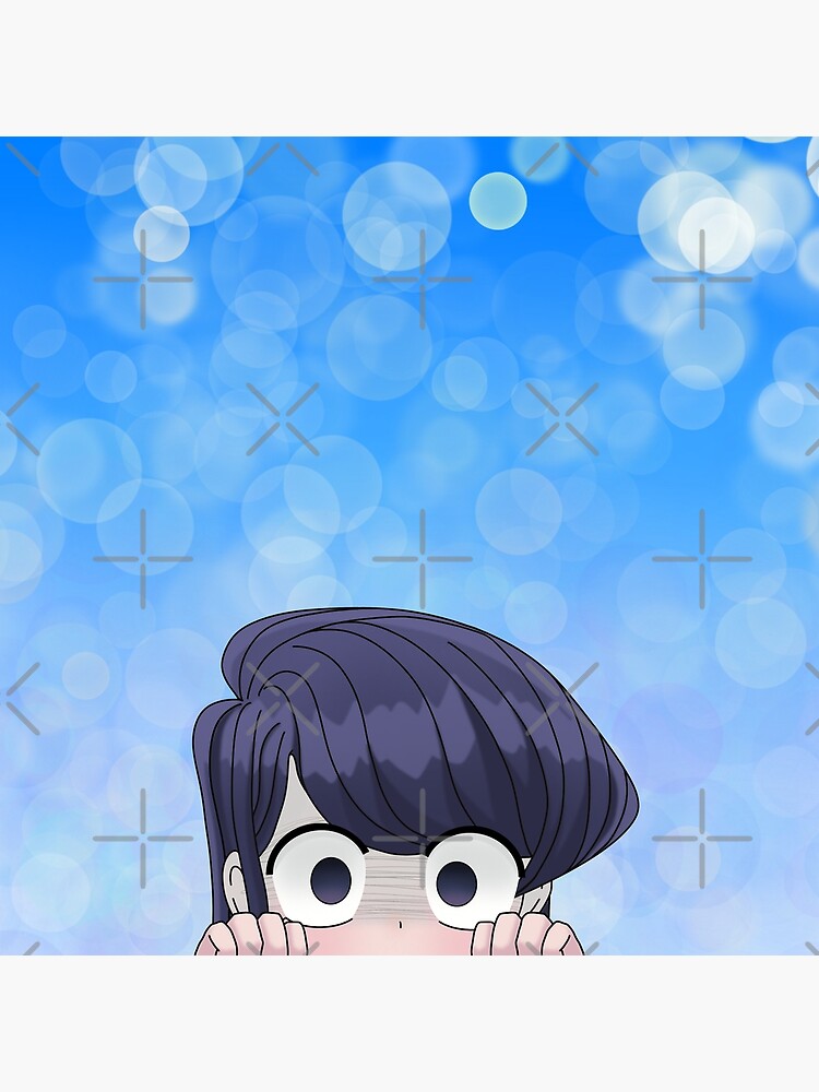 "Scared Komi Shouko Peeker (Chibi)" Poster for Sale by knockknock313 ...