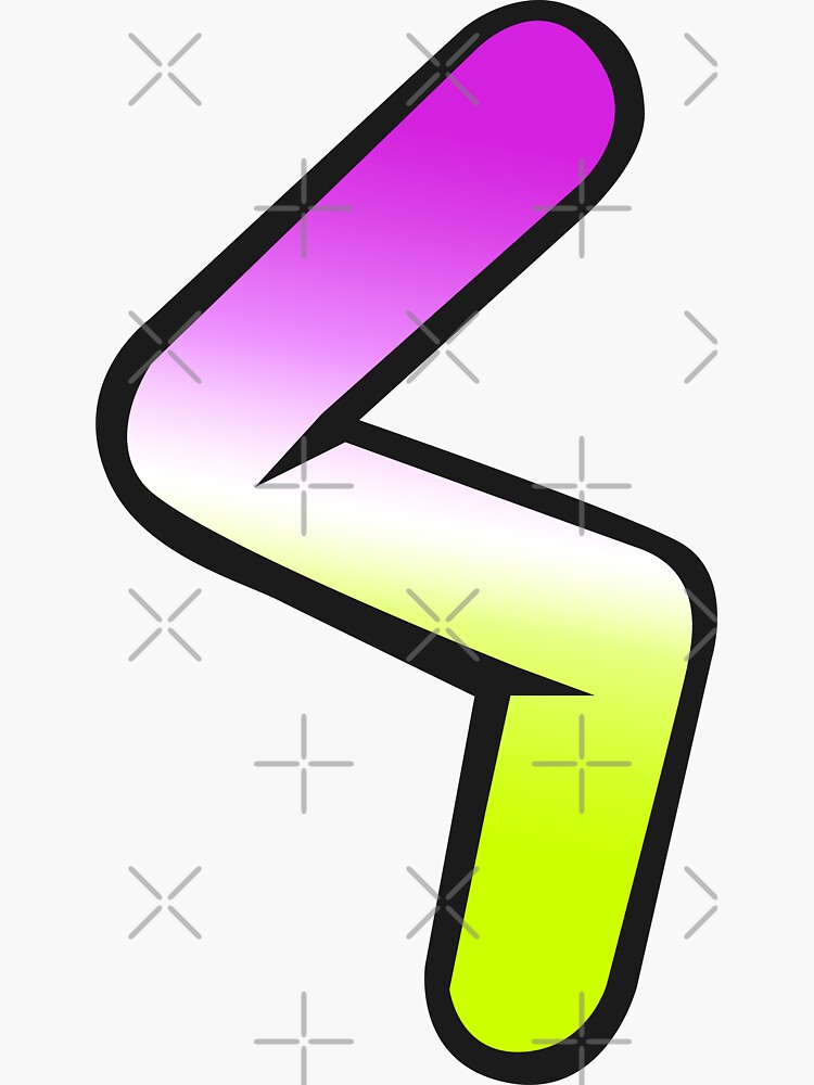 "Danny Ric Neon Flash Five" Sticker for Sale by EdwardHobson | Redbubble
