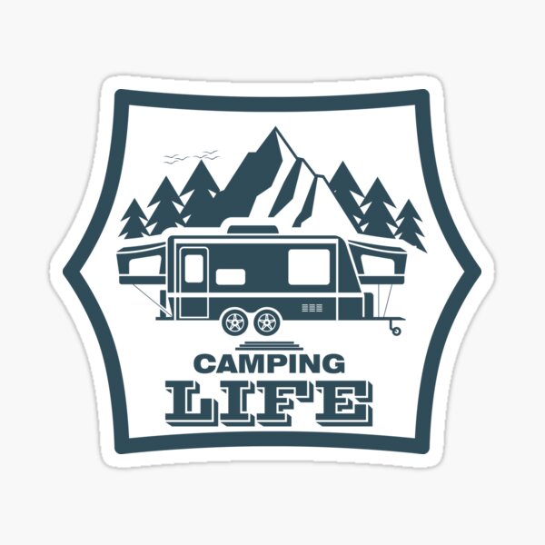"Static caravans camping life best holiday home" Sticker for Sale by ...