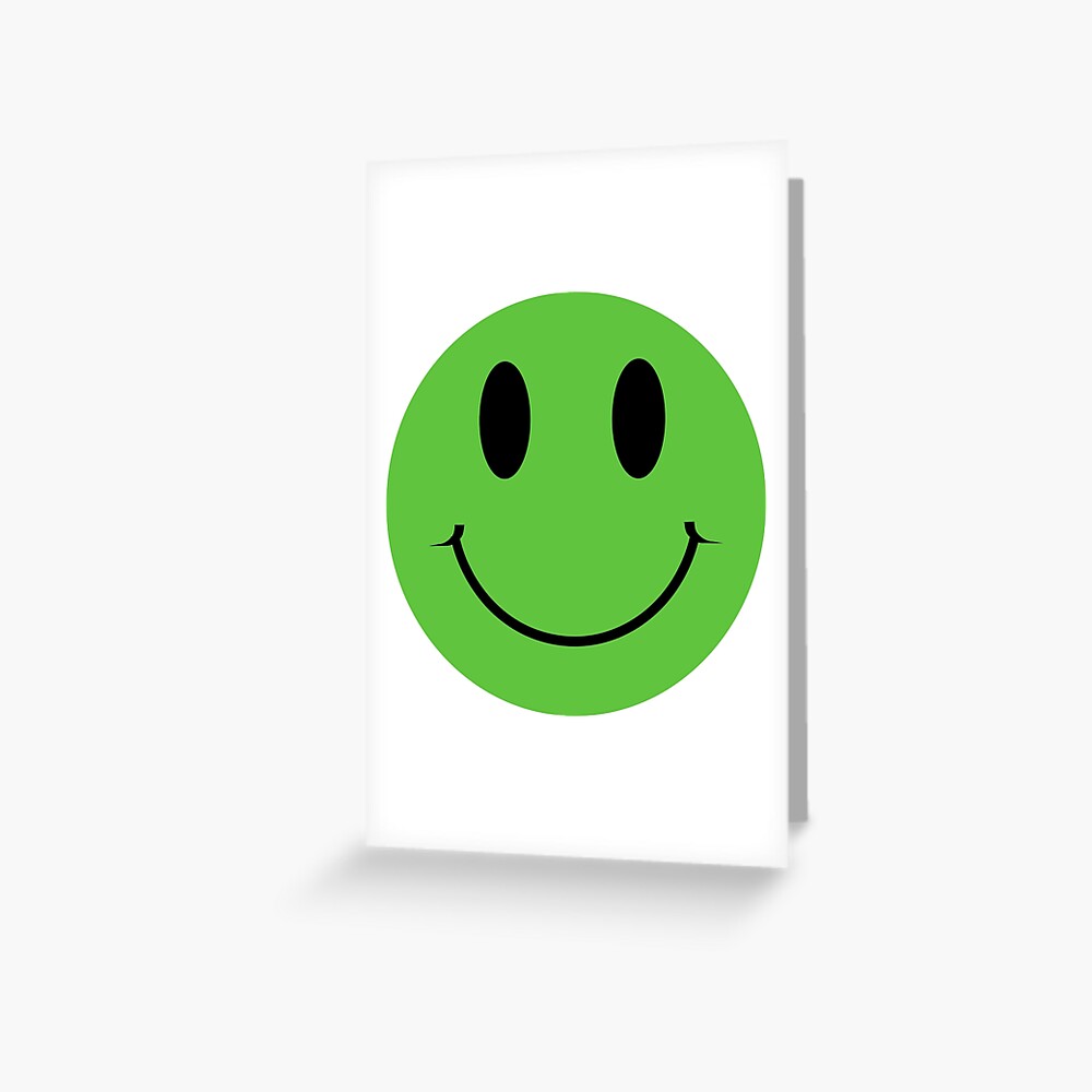 "Green shirt guy wwe smiley face" Greeting Card by rbmarket | Redbubble