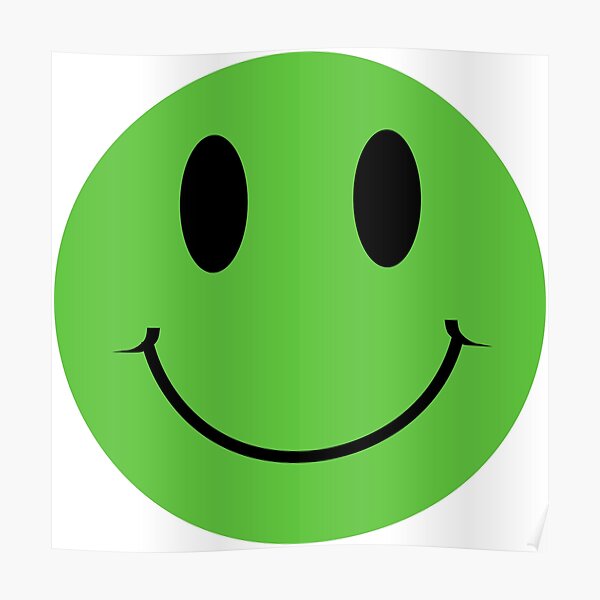 "Green shirt guy wwe smiley face" Poster for Sale by rbmarket | Redbubble
