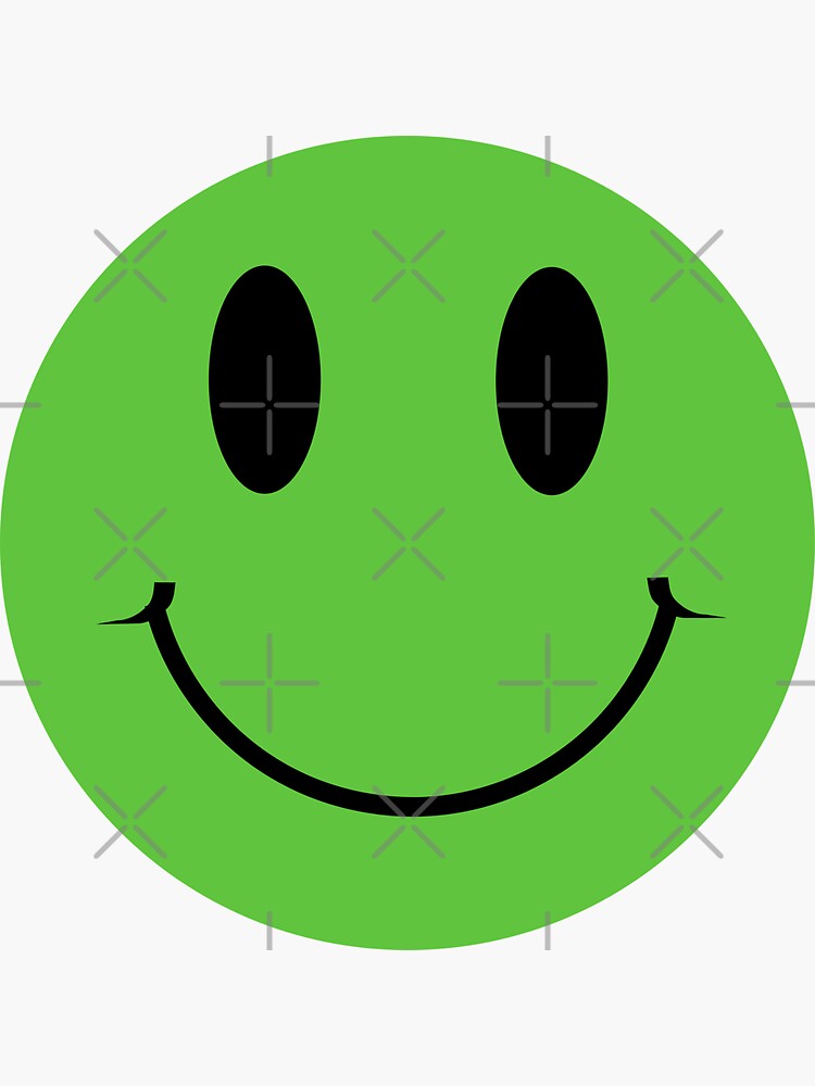 "Green shirt guy wwe smiley face" Sticker by rbmarket | Redbubble