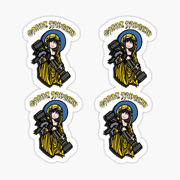 "Saint Javelin" Sticker by SiulChelios | Redbubble