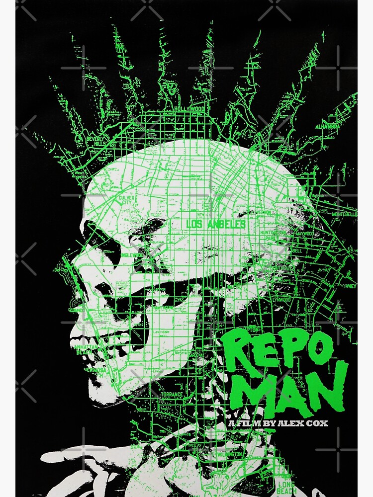 "Repo Man" Sticker by NostalgiaAttic | Redbubble