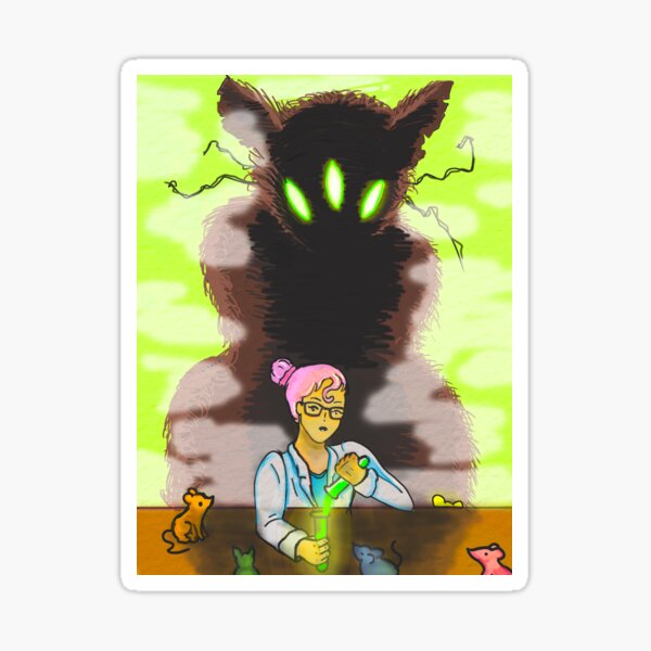 "Lab Rat" Sticker for Sale by SkylaStarlet | Redbubble